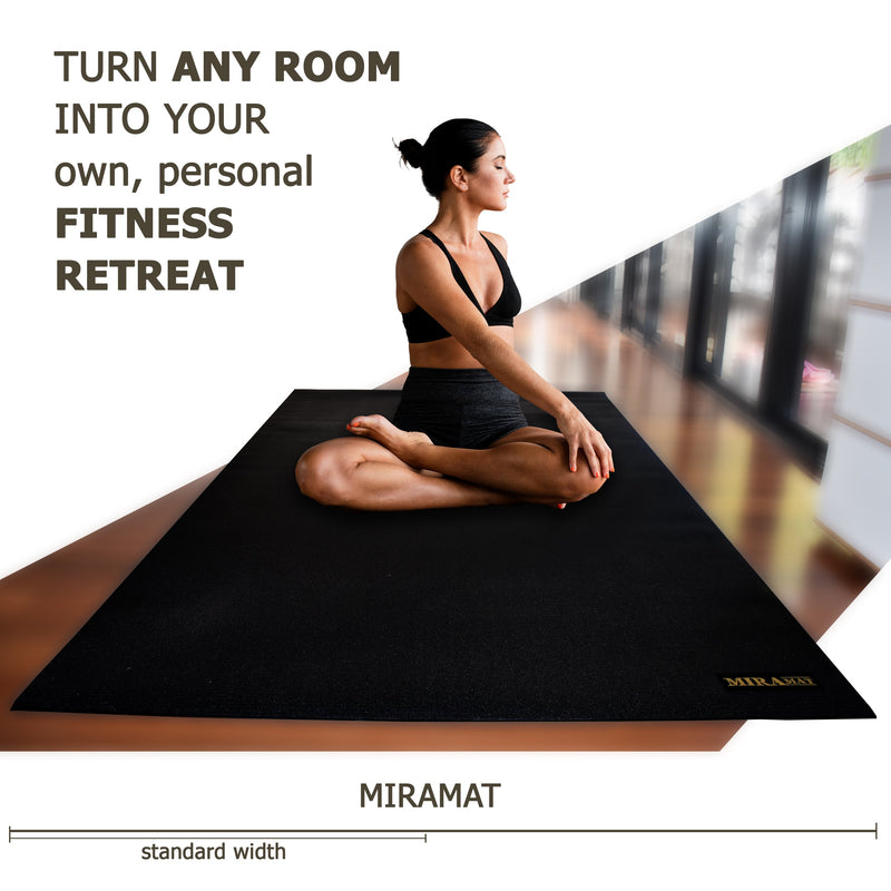 PRE-ORDER: Miramat® - 200cm x 120cm - Extra Large Exercise And Yoga Ma ...